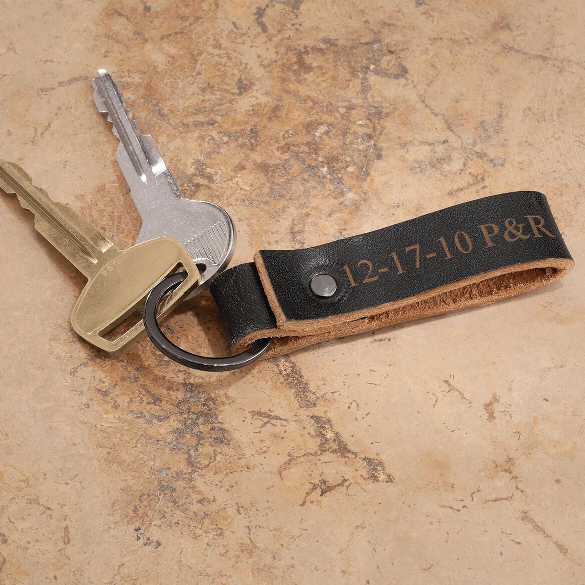Personalized Leather Key FOB - Collections Etc