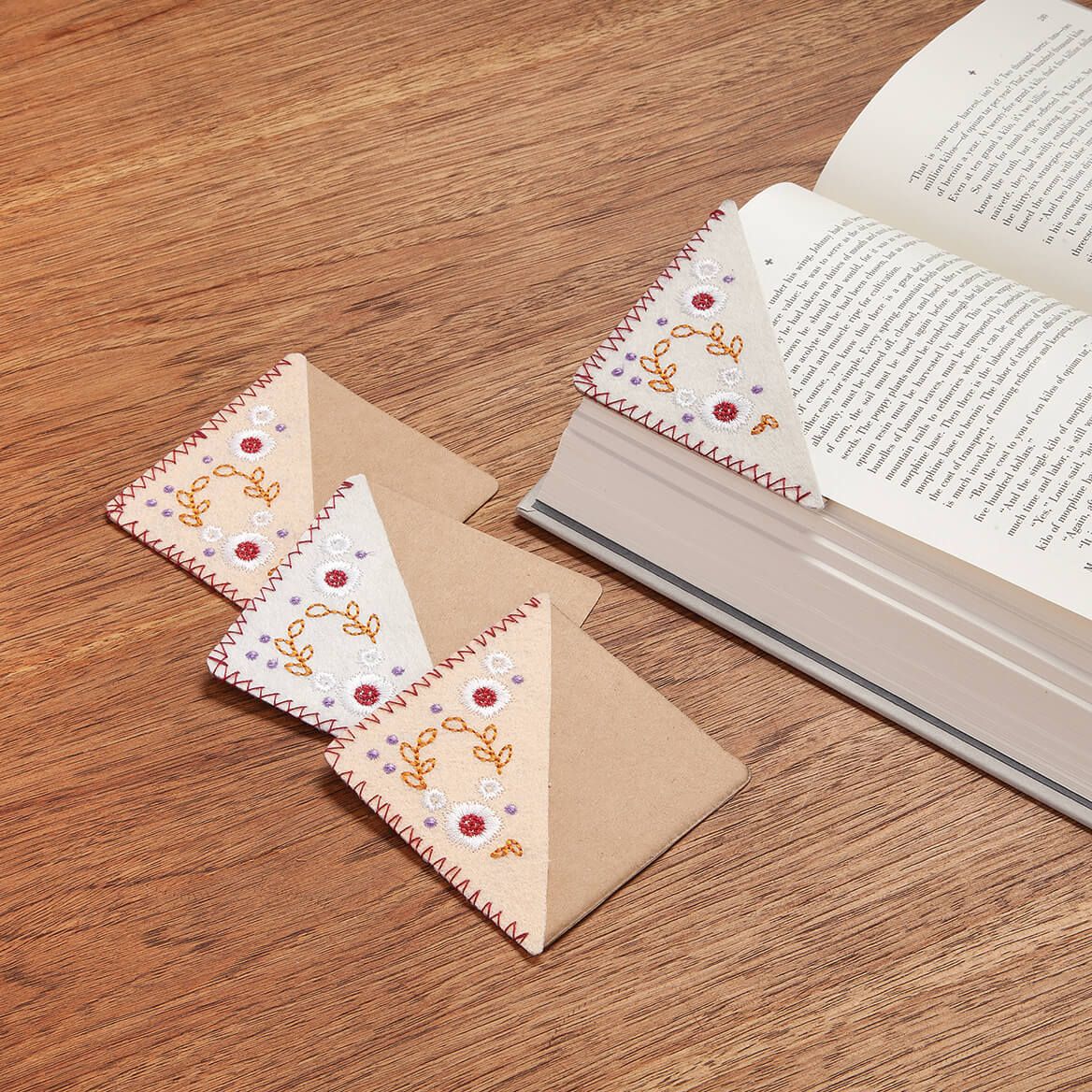 Felt Corner Bookmarks, Set of 4 - Dream Products