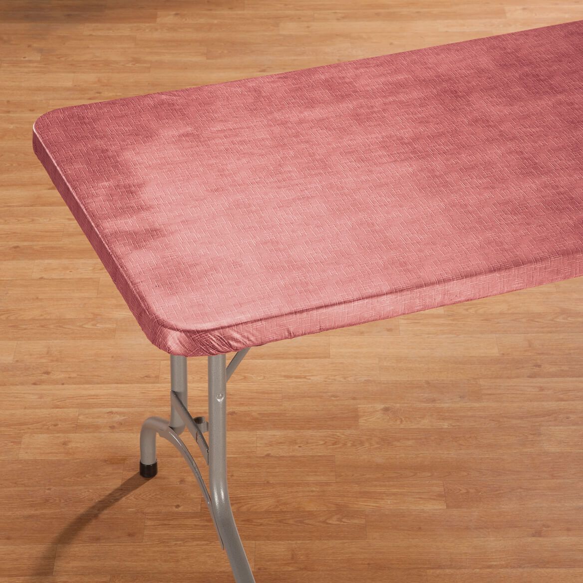Illusion Weave Vinyl Elasticized Banquet Tablecover - Starcrest