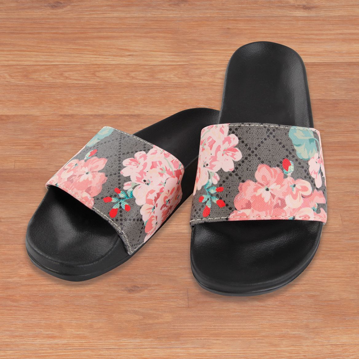 Floral Summer Slides - Women's Shoes - Starcrest